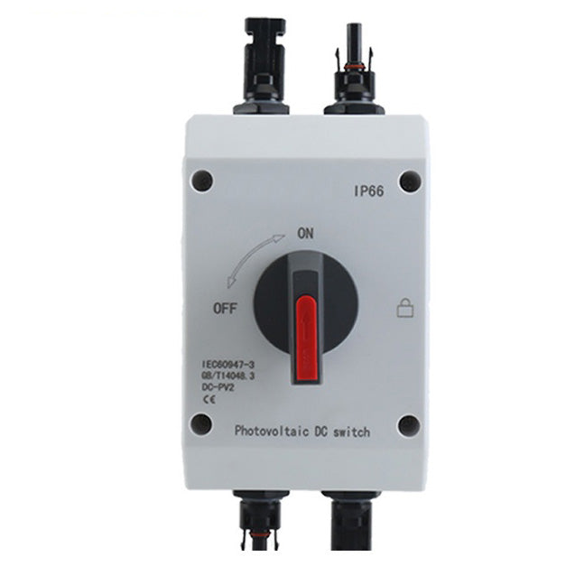 Photovoltaic DC disconnect switch with MC4 compatible connectors ...