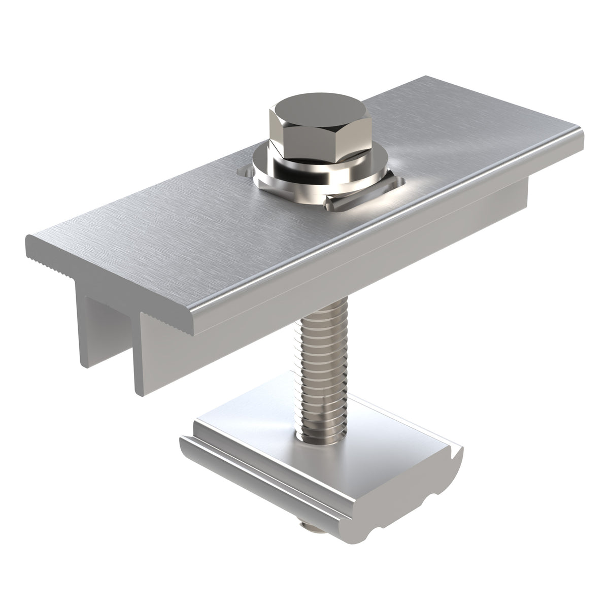 80 mm Long Kinetic Mid Clamp for 30 to 46mm thick solar panels ...