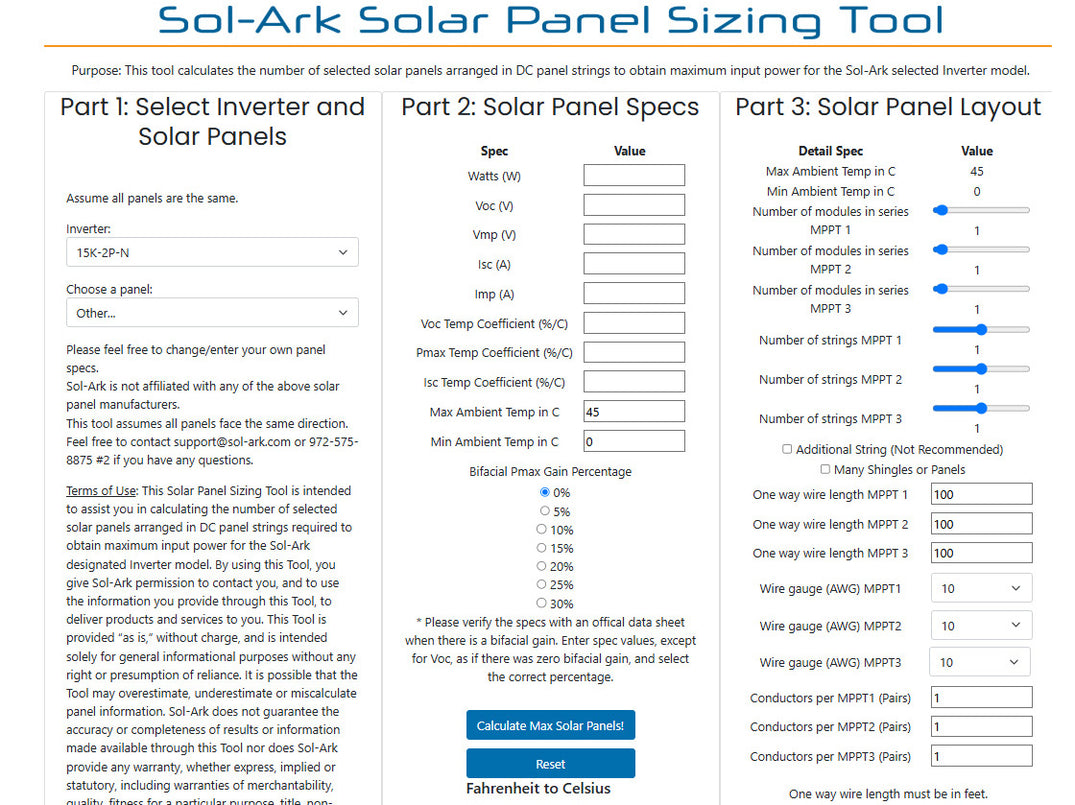 Sizing tools & Configurators. – Ecosolaris