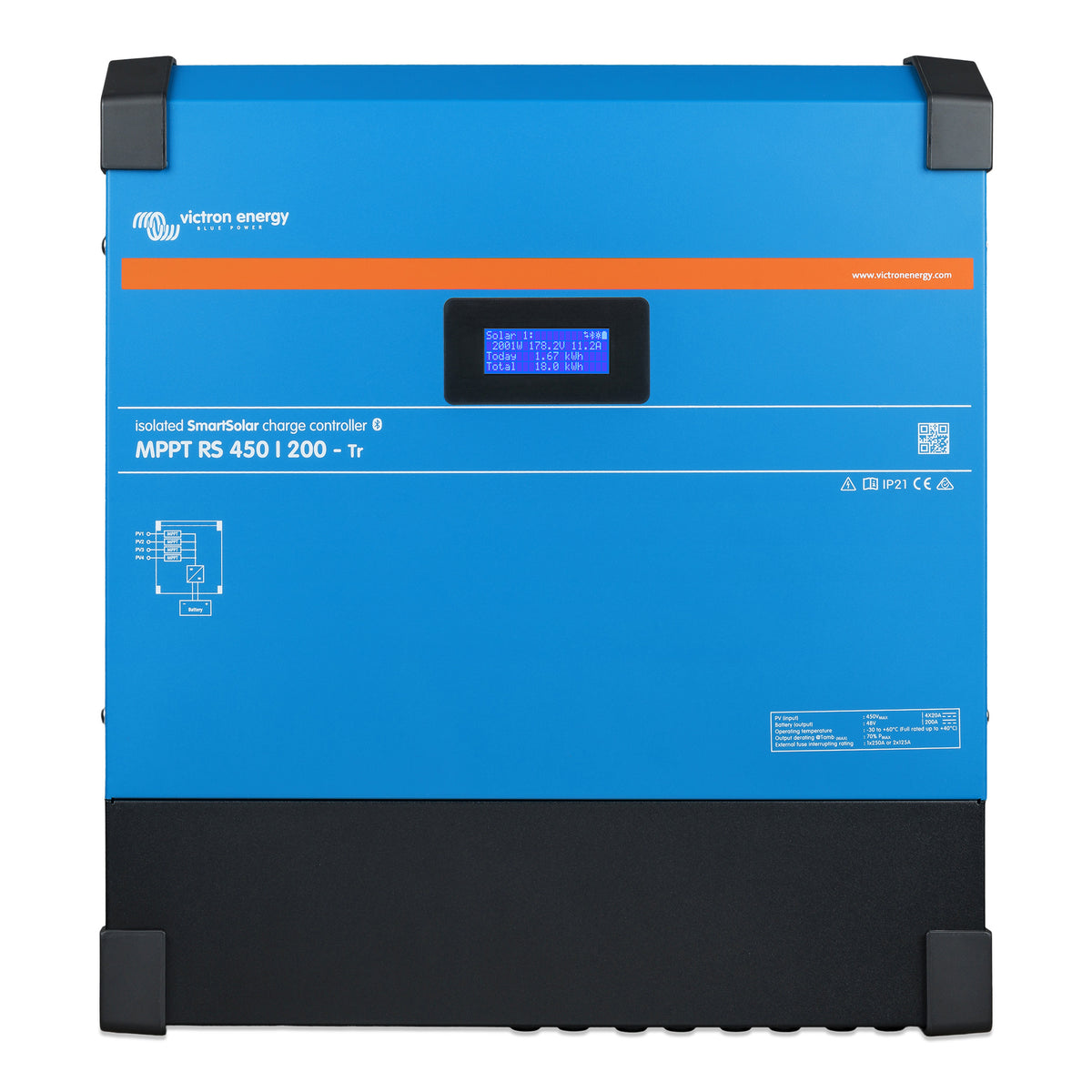 Victron SmartSolar MPPT RS 450/200-Tr Solar Charge Controller. – Ecosolaris